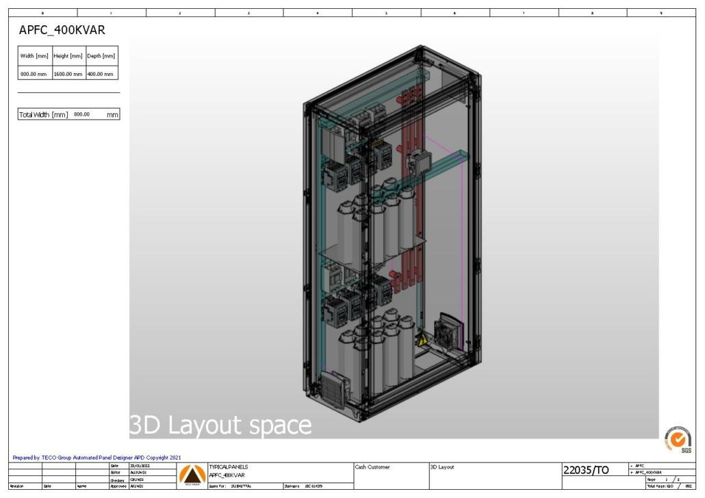 400 KVAr Automatic Power Factor Correction (APFC) | Panels and Parts ...