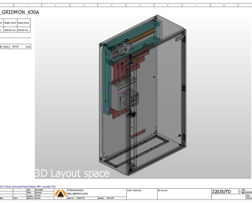 GRID MONITORING G99 Panel Incomer 6300A | Panels and Parts Shopping