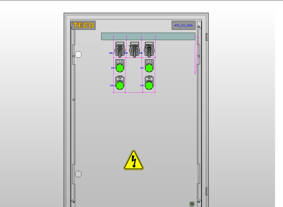 125A Motorized Change Over Switch (ATS) | Panels and Parts Shopping
