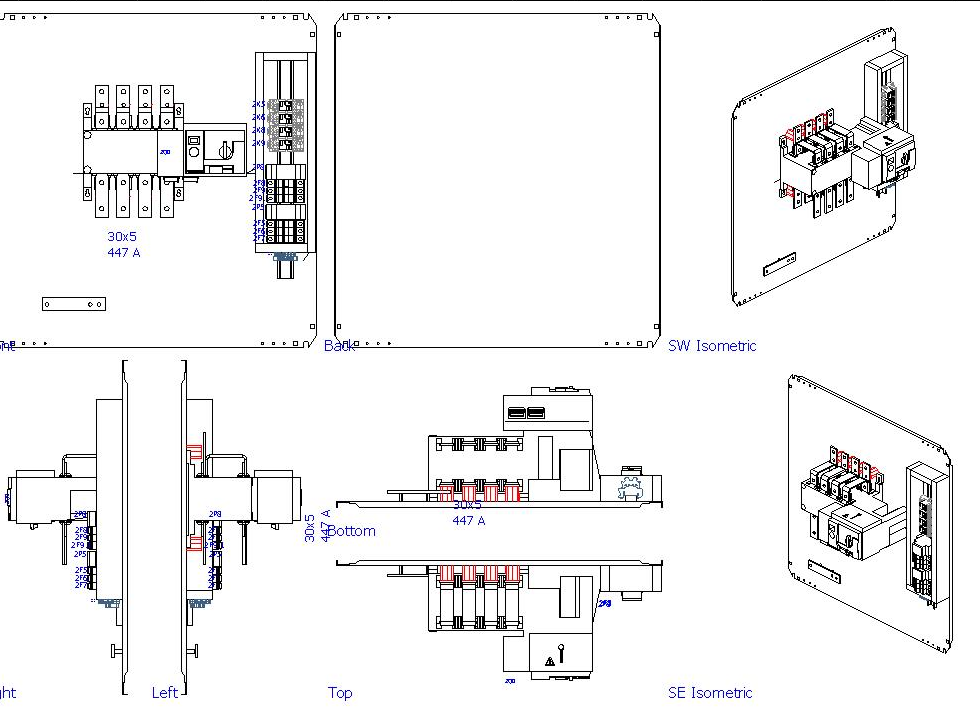 400A Motorized Change Over Switch (ATS) | Panels and Parts Shopping