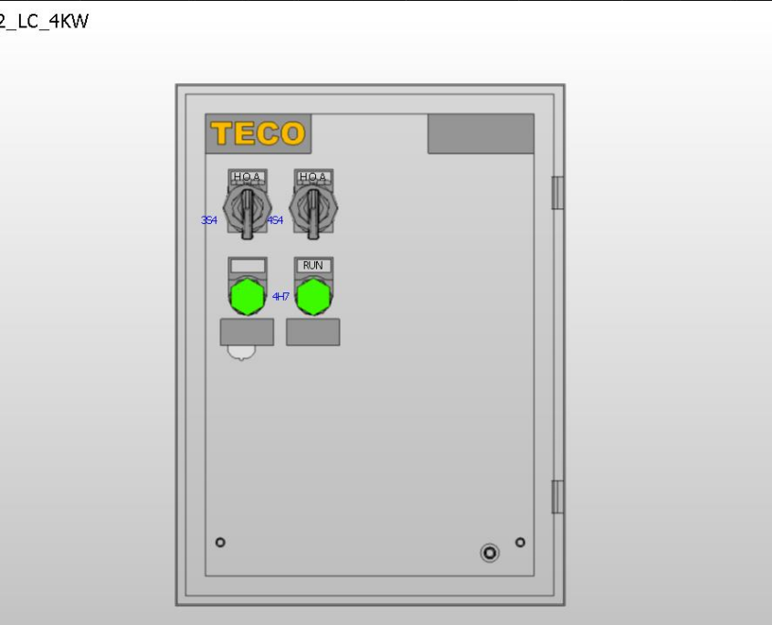 Typical ABB Lighting Control Panel Incomer 32A Outgoings 2x Lighting ...
