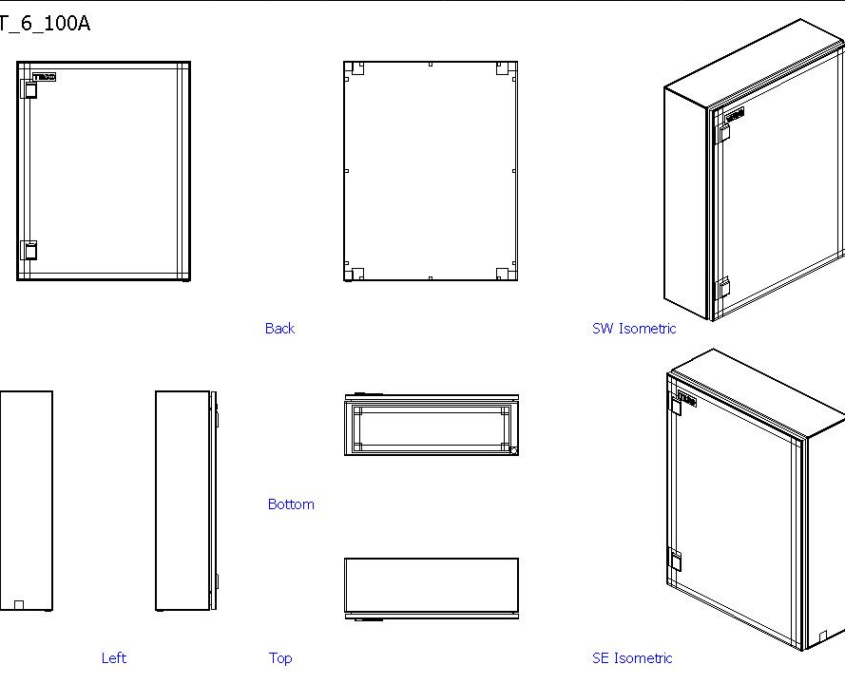 Typical ABB SMDB Panel Incomer up to 400A Adjustable outgoing 6x up to ...