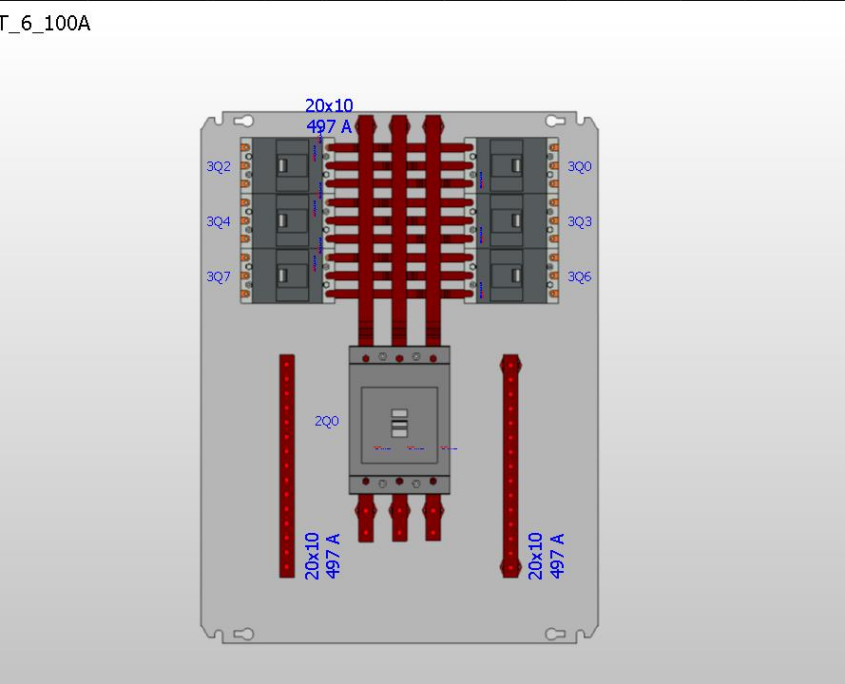 Typical ABB SMDB Panel Incomer up to 400A Adjustable outgoing 6x up to ...