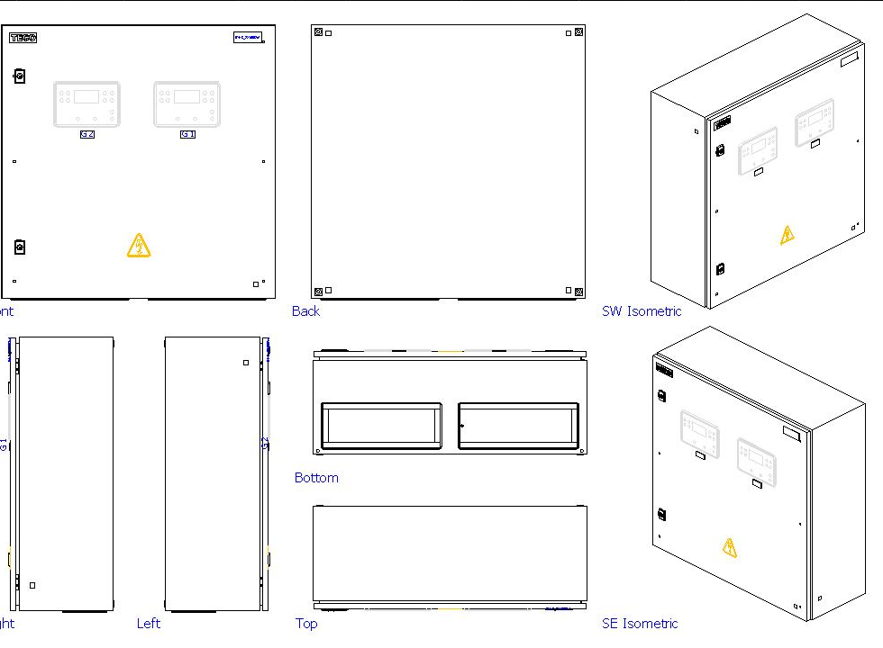 Synchronization Panel 2X100KVA with controller | Panels and Parts Shopping