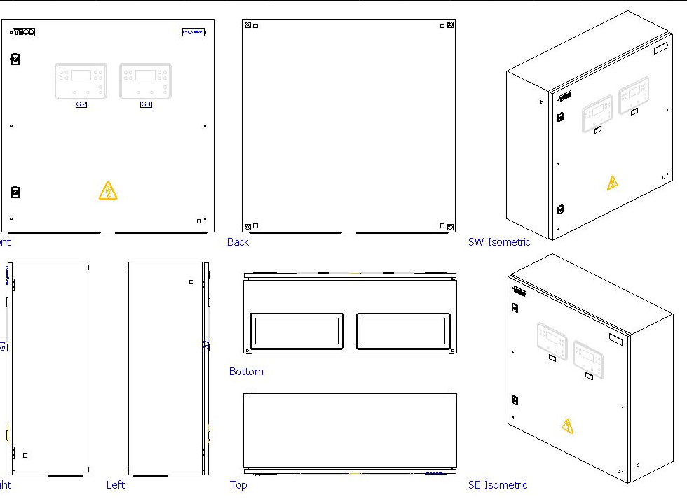 Synchronization Panel 2X160KVA with controller | Panels and Parts Shopping
