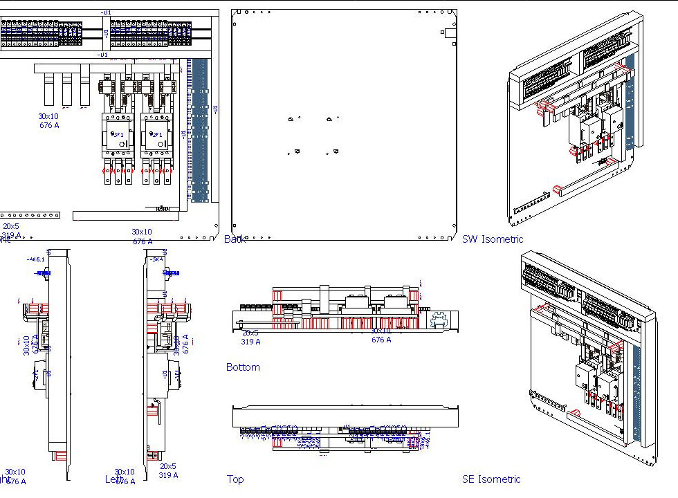 Synchronization Panel 2X160KVA with controller | Panels and Parts Shopping