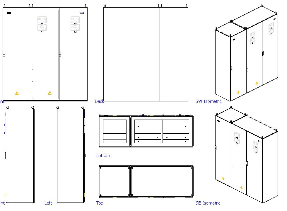 Synchronization Panel 4X520KVA with controller | Panels and Parts Shopping