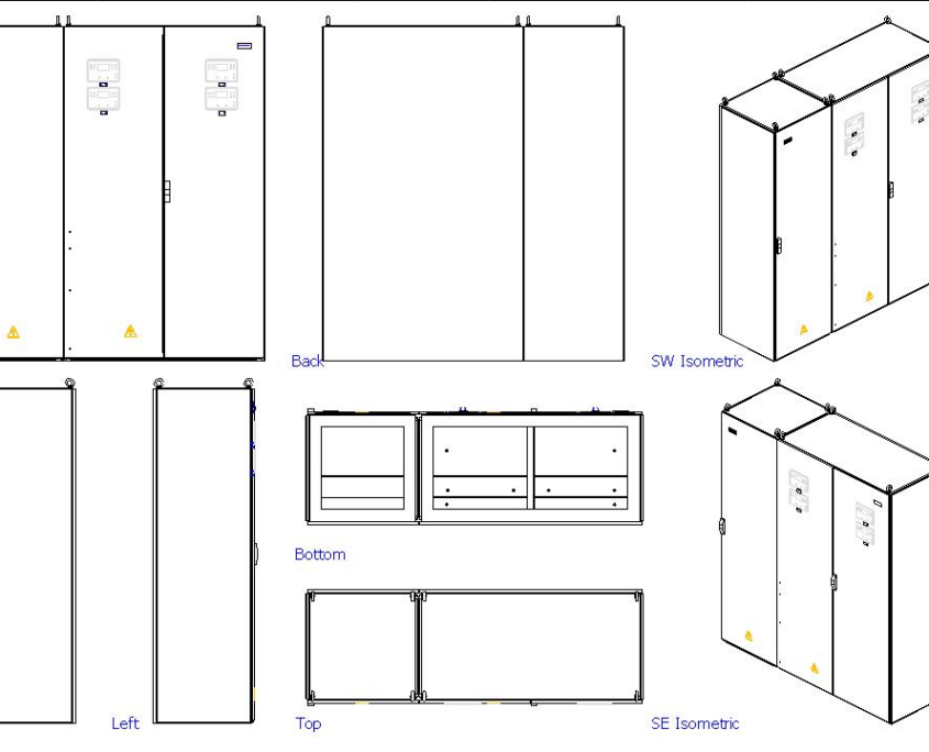 Synchronization Panel 4X600KVA with controller - Panels and Parts Shopping