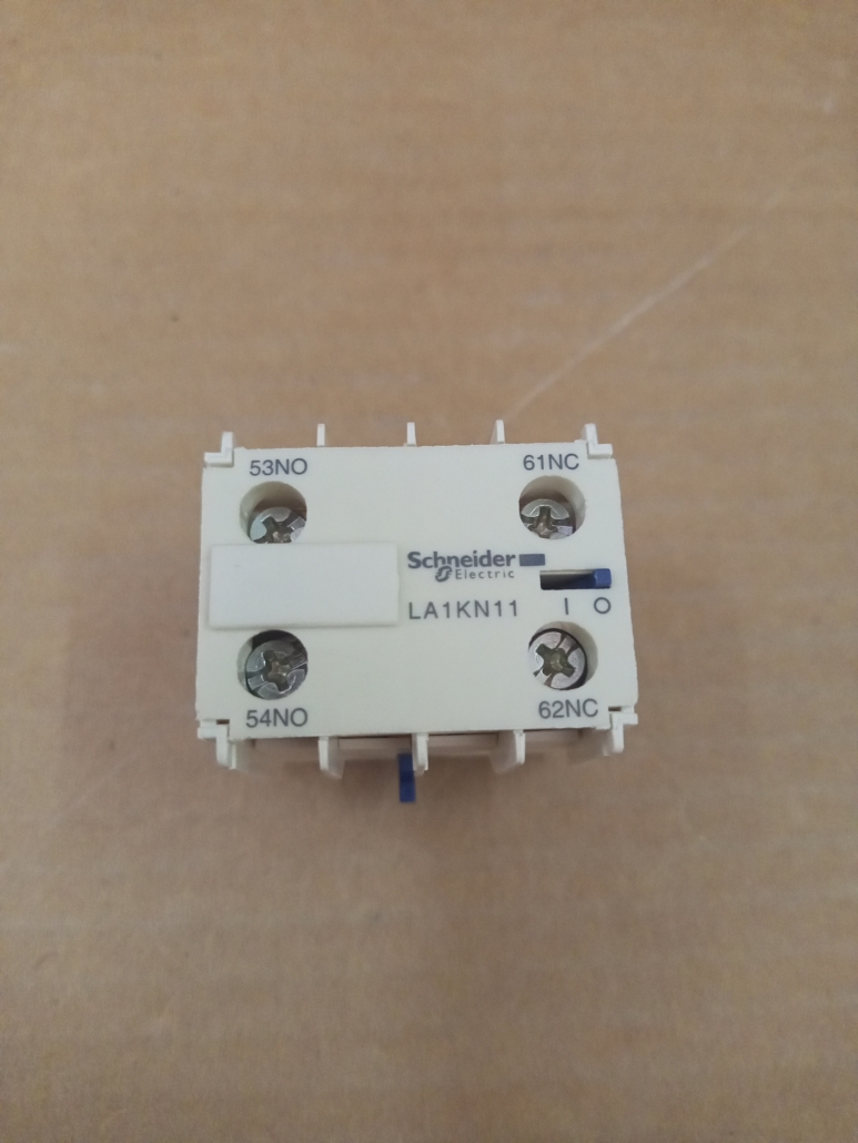 LA1KN11 Auxiliary contact block, TeSys K, 1NO + 1NC, front mounting ...