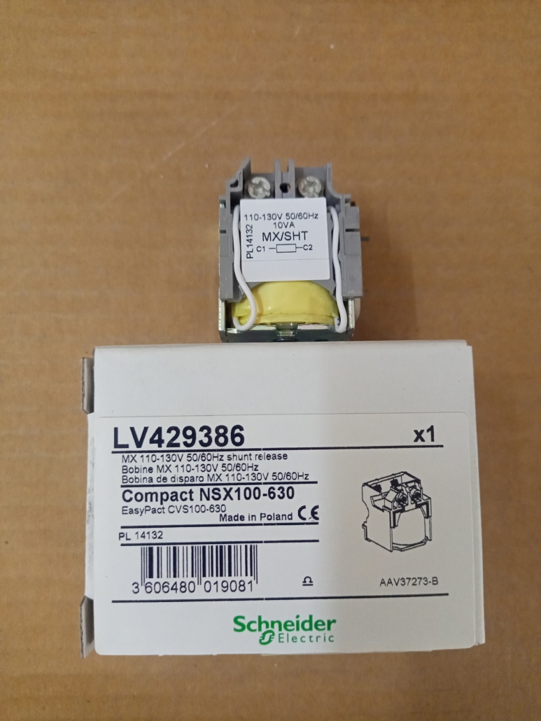 LV429386 Shunt trip release MX, ComPacT NSX, 110/130VAC 50/60Hz ...