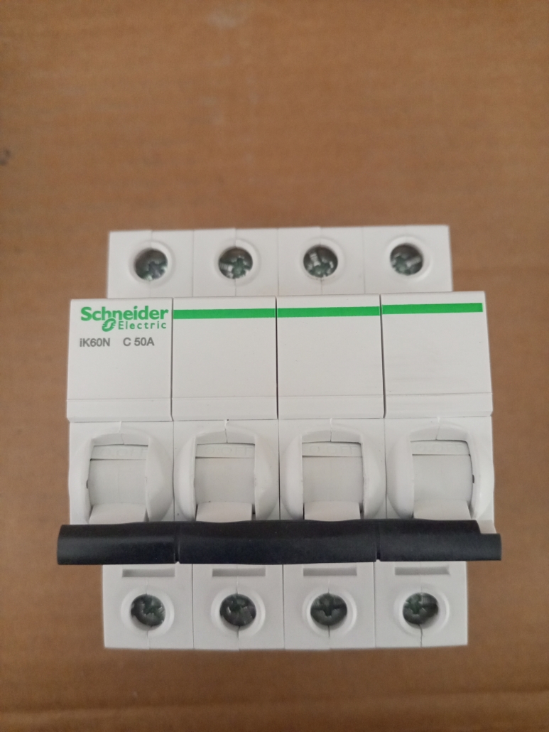 A9K24450 Miniature circuit breaker (MCB), Acti9 iK60N, 4P, 50A, C curve, 6000A (IEC/EN 60898-1 ...