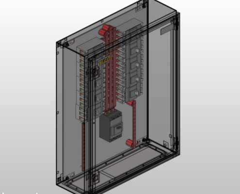 Typical ABB SMDB Panel Incomer up to 160A outgoing 10x up to 100A 25KA ...