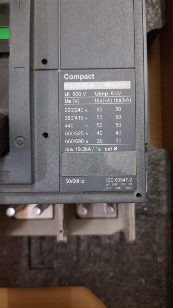 33472 NS1000N Schneider Compact 1000A 3P 50KA - Panels and Parts Shopping