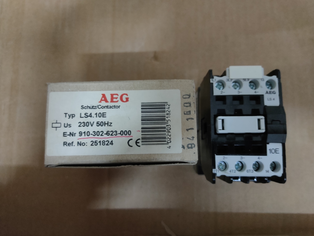 910-302-623-000 LS4.10 AEG Shutz Contactor, Coil 230V 50Hz - Panels and Parts Shopping