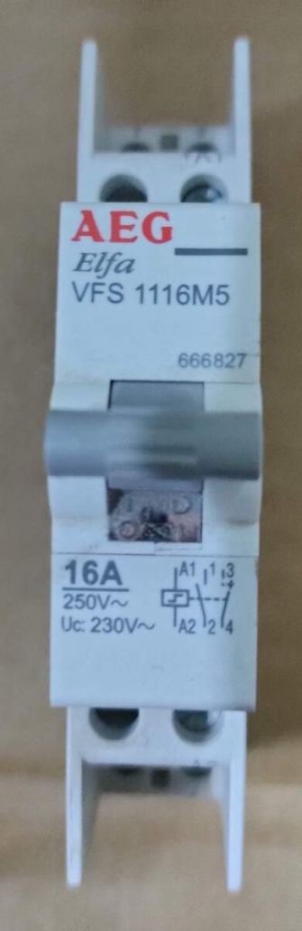 666827 AEG IMPULSE SWITCH VFS 116M5 1NO 1NC 230V 16A - Panels and Parts ...