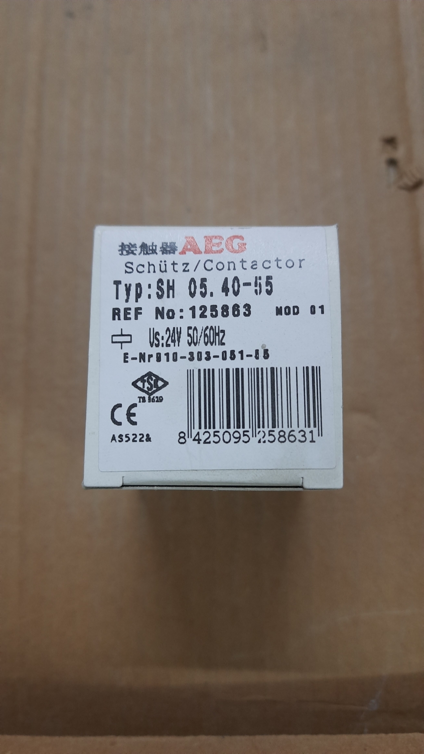 910-303-051-85 SH05.40 AEG Shutz Contactor, Coil 24Vac 50/60Hz 125863 - Panels and Parts Shopping