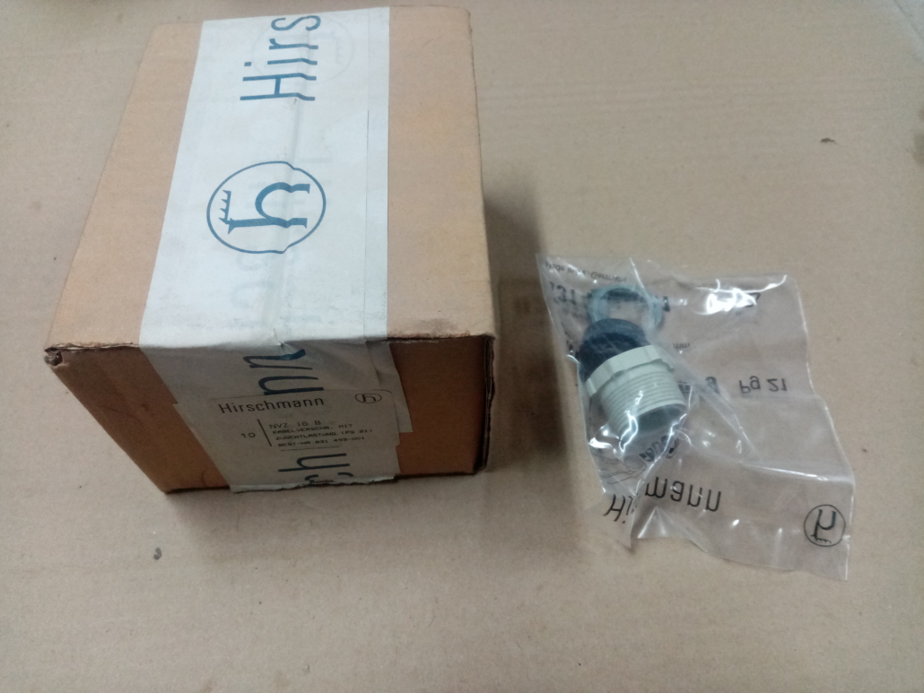 831493-001 1pc Hirschman Pg21 kabelverschr zugetlastung NVZ 16B, cable ...