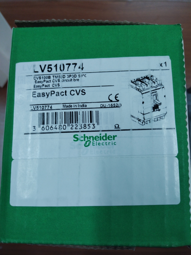 LV510774 Schneider MCCB TM50D 3P3D CVS100B EasyPact - Panels and Parts ...