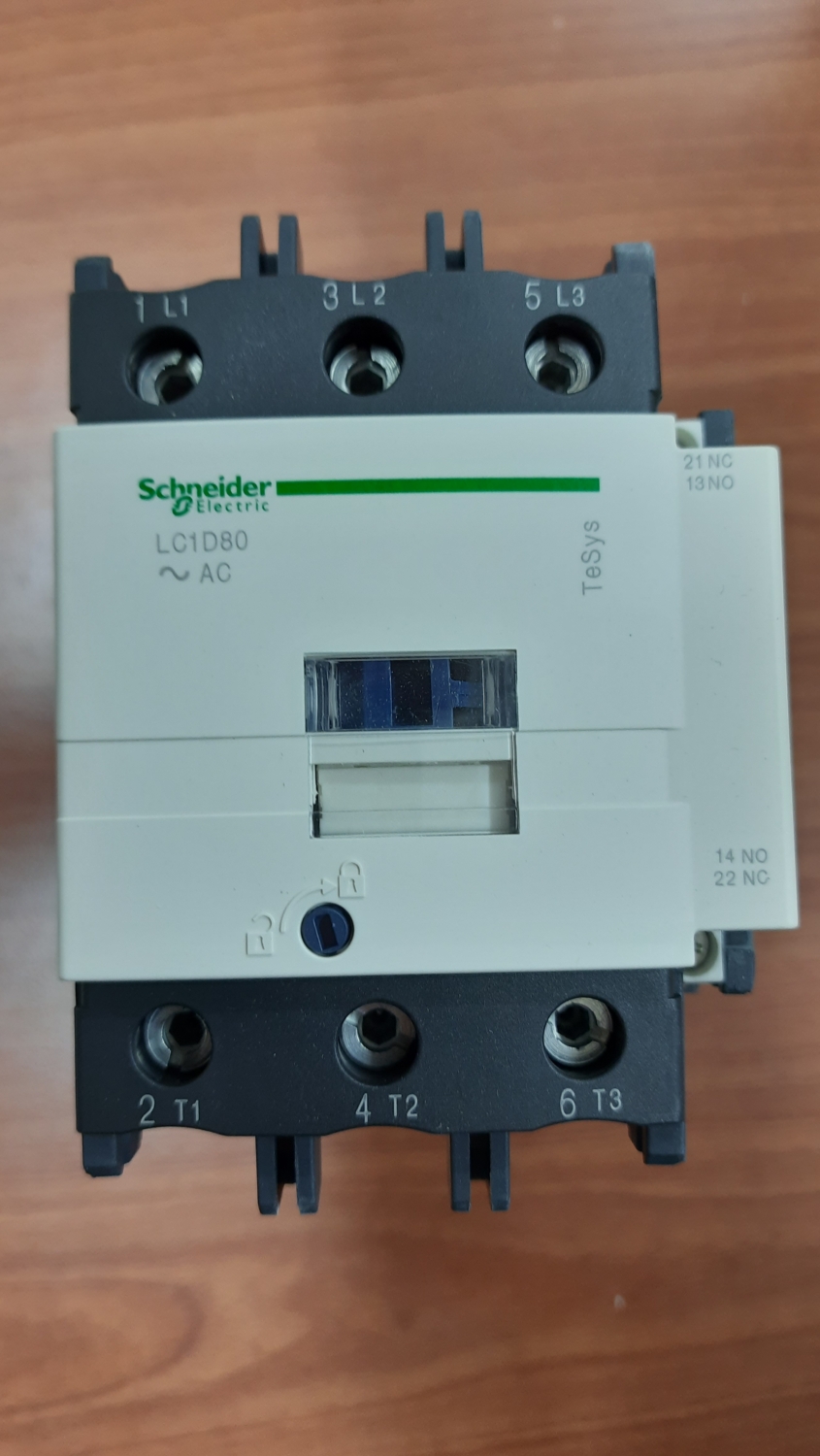 LC1D80P7 Schneider contactor, TeSys Deca, 3P(3NO), AC-3/AC-3e, 440V ...