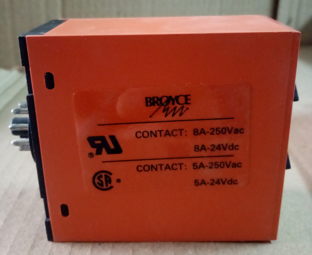 B8RN Broyce ON/OFF Delay Timer 1-30min 24V AC/DC - Panels and Parts ...