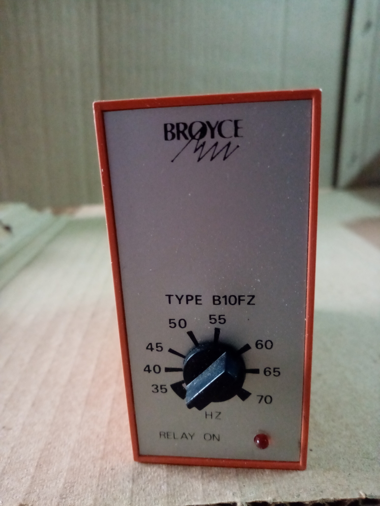 B1OFZ Broyce Over Frequency Relay (35-70)Hz,11-pin plug in,220/240Vac ...