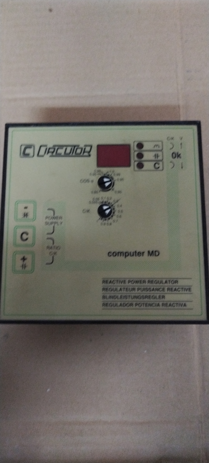 COMPUTER MD CIRCUTOR Reactive Power Factor Controller - Panels and ...