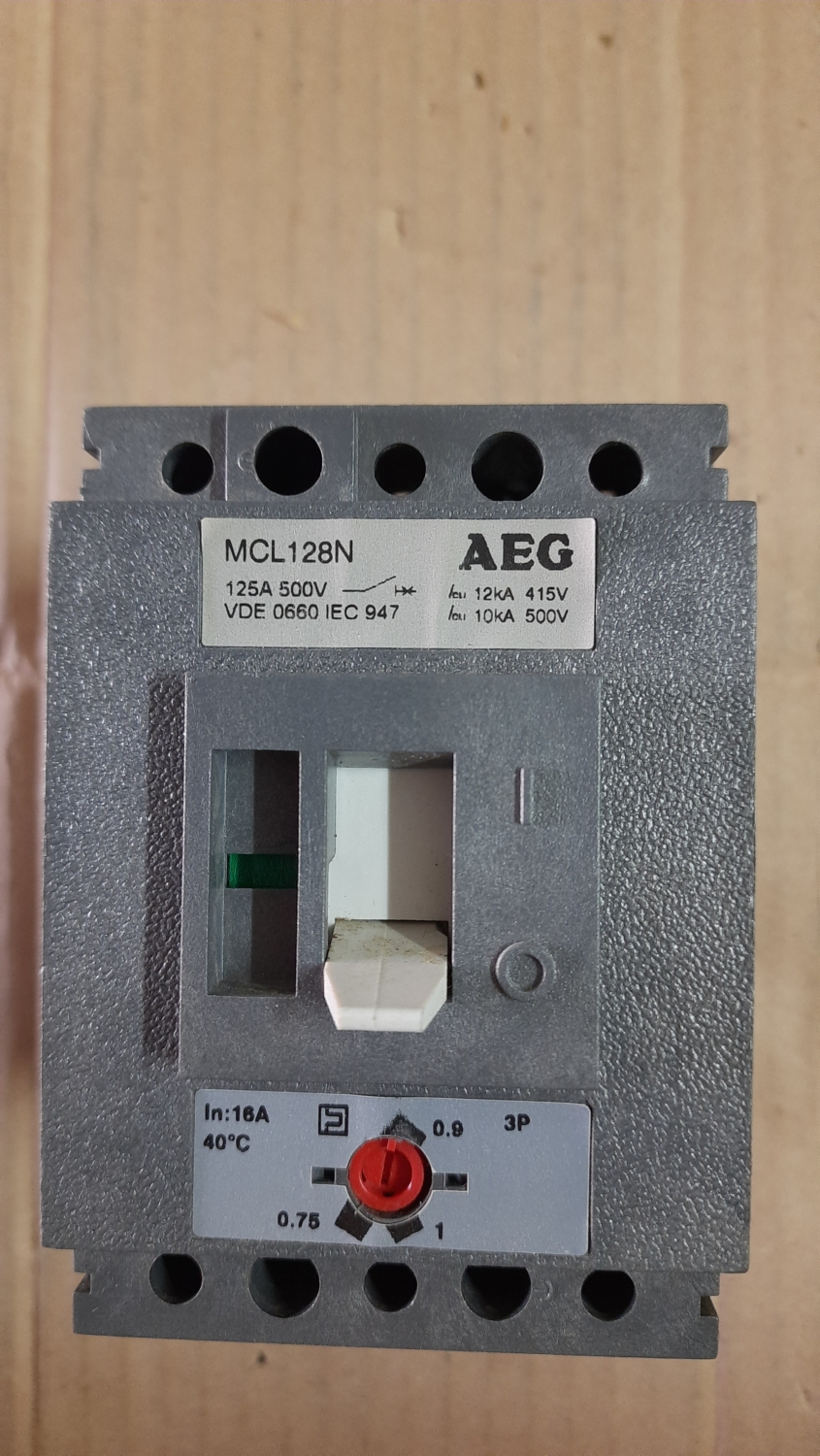 910-262-004 AEG MCL128N 25A 3-pole Circuit Breaker - Panels and Parts ...