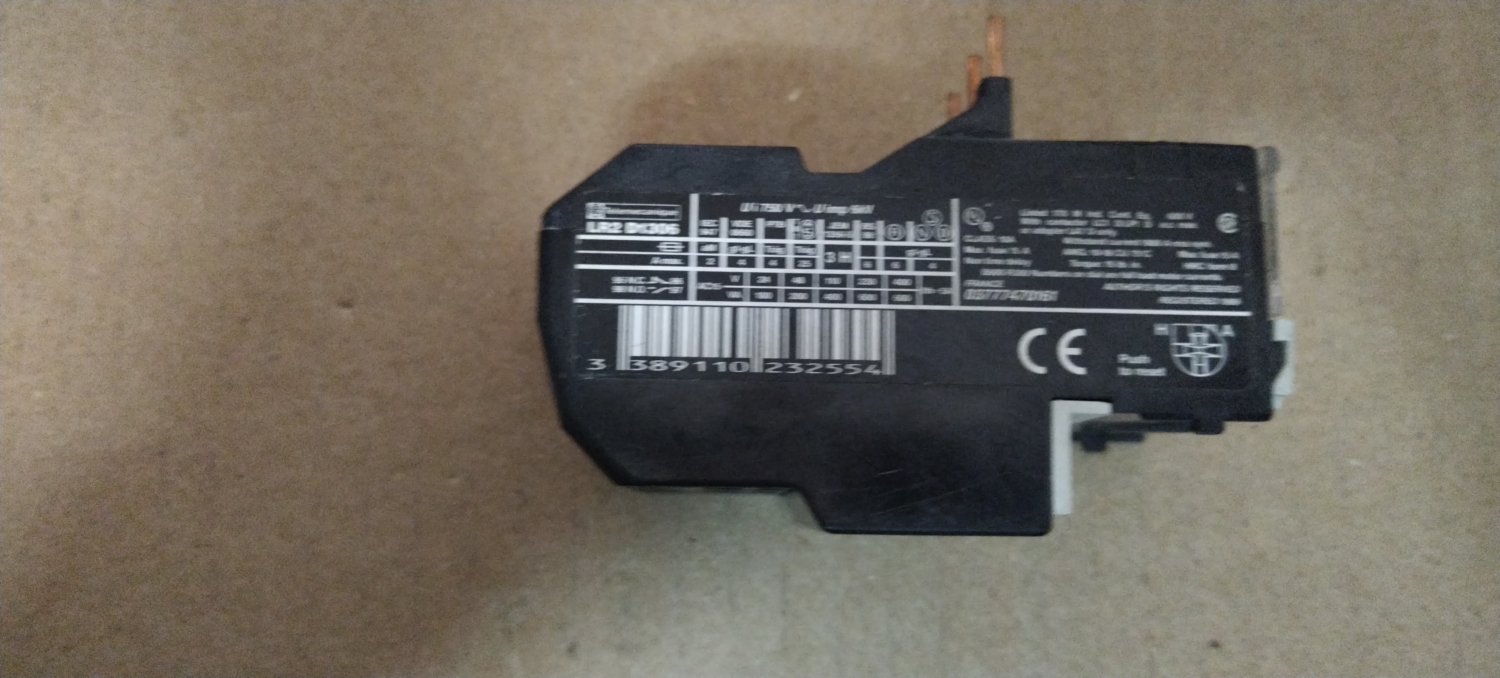 LR2D13 Telemecanique 1-1.6A Thermal Overload Relay - Panels and Parts ...
