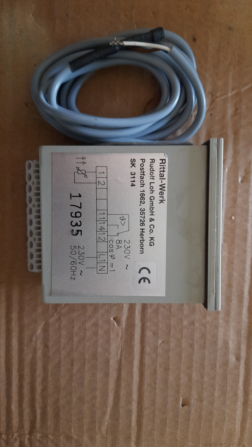 SK3114 RITTAL Temperature Indicator 230V 50/60Hz - Panels and Parts ...