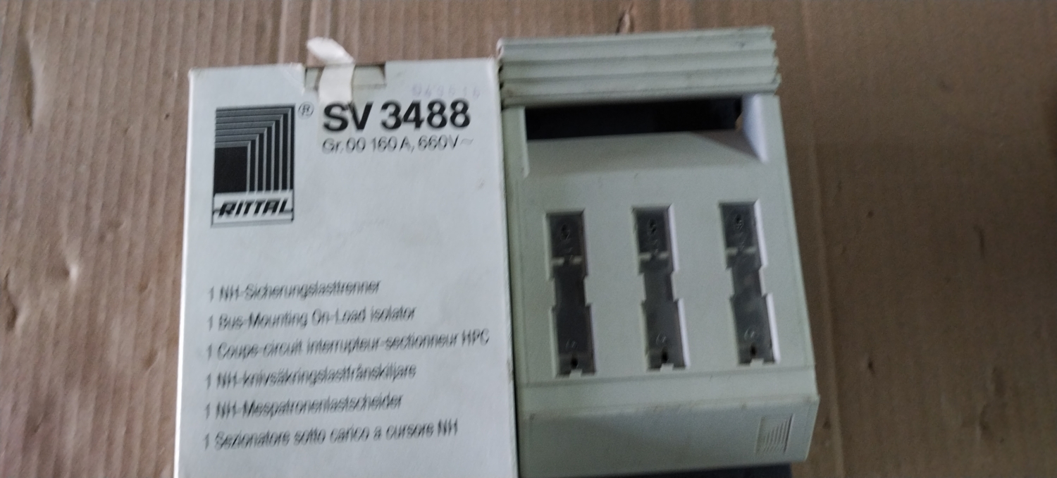 SV3488 RITTAL Bus Mounting ON Load Isolater 160A 660V 3-pole | Panels ...