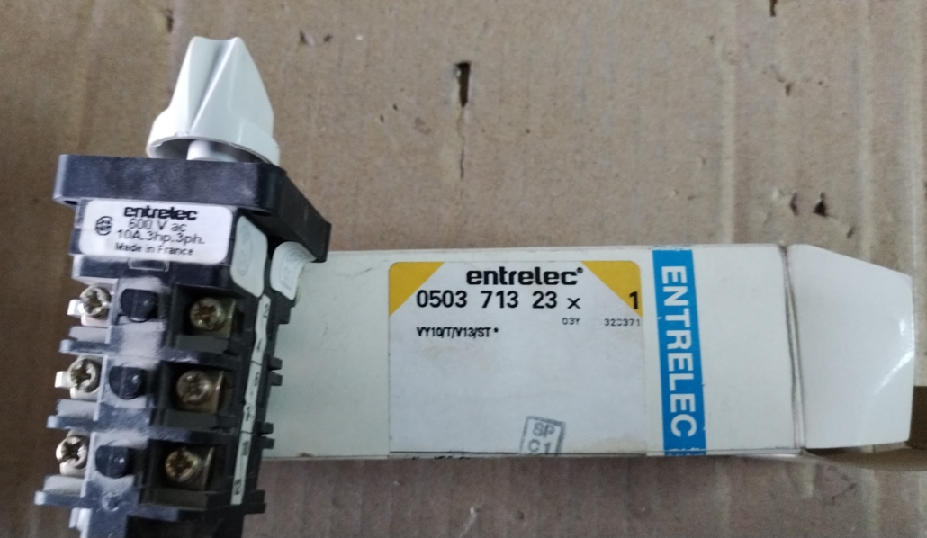 VY10/T/V13/ST Entrelec Cam Switch - Panels and Parts Shopping