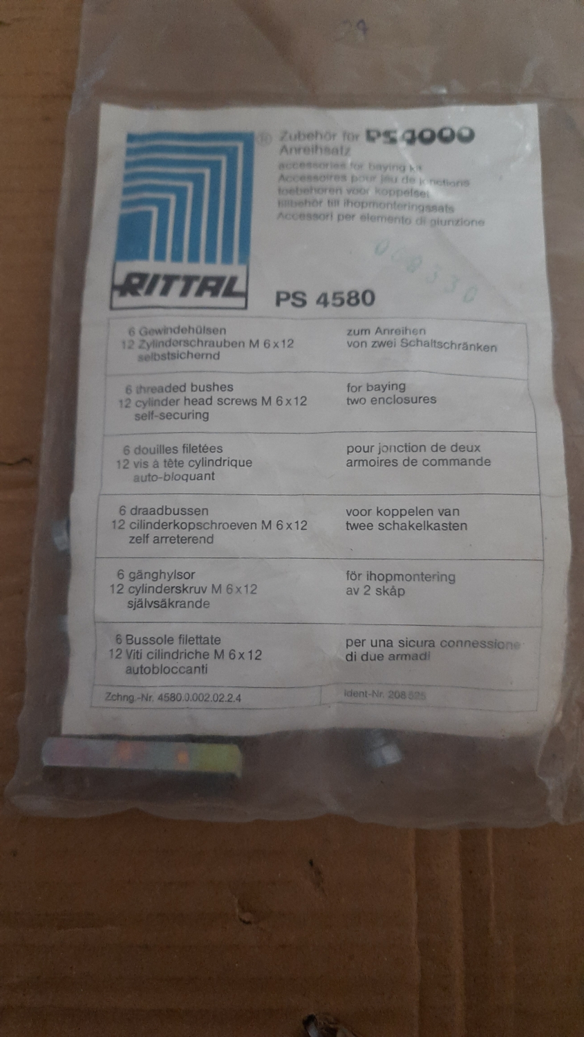 PS4580 RITTAL Threaded Pushes - Panels and Parts Shopping