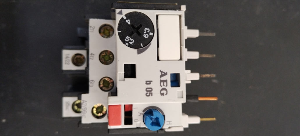 910-343-112-00 AEG b05 4-6.3A Thermal Overload Relay UL Listed - Panels and Parts Shopping