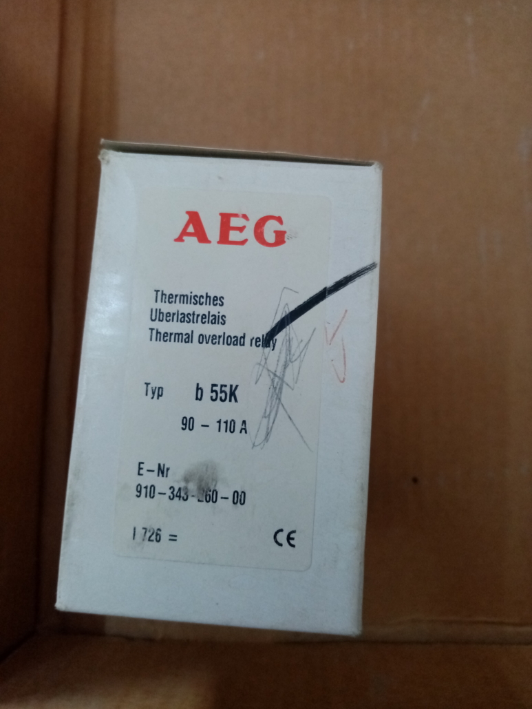 910-343-260-00 AEG b55K 90-110A Thermal Overload Relay UL Listed ...