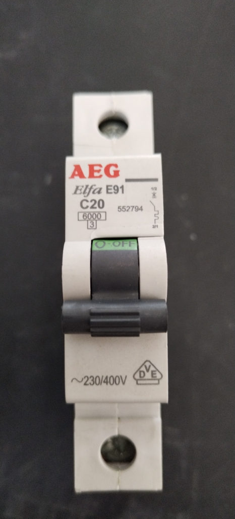 552794 AEG Elfa E91C20 20A 6kA 1-pole Circuit Breaker - Panels and ...