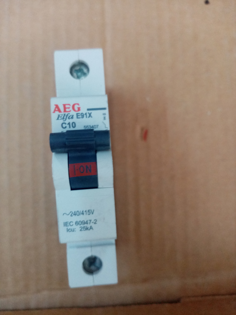 553407 AEG Elfa E91XC10 10A 25kA 1-pole Circuit Breaker - Panels and ...