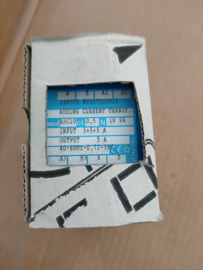 ASC10 Langer Adding Current Transformer 5+5+5/5 - Panels and Parts Shopping