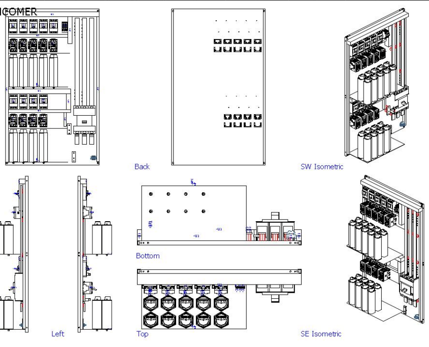 450 KVAr Automatic Power Factor Correction (APFC) WITH INCOMER - Panels ...