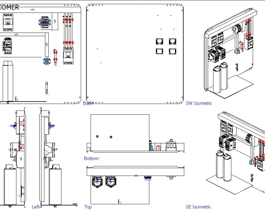50 KVAr Automatic Power Factor Correction (APFC) WITH INCOMER - Panels ...