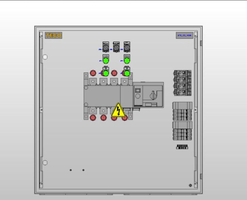 400A Motorized Change Over Switch (ATS) - Panels and Parts Shopping