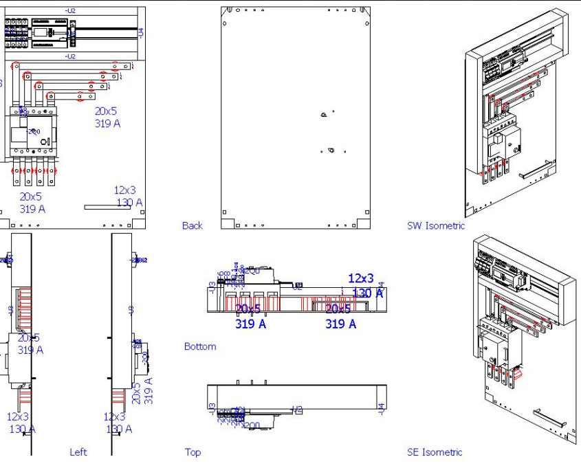 GRID MONITORING G99 Panel Incomer 250A - Panels and Parts Shopping