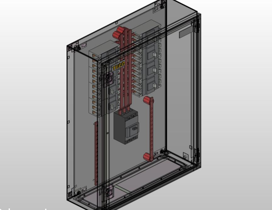 Typical ABB SMDB Panel Incomer up to 160A 25KA Adjustable outgoing 8x ...
