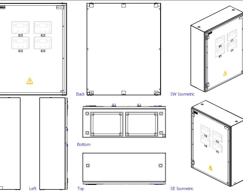 Synchronization Panel 4X100KVA with controller - Panels and Parts Shopping