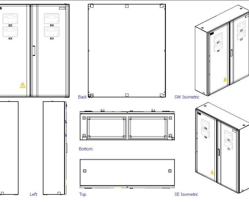Synchronization Panel 4X150KVA with controller - Panels and Parts Shopping