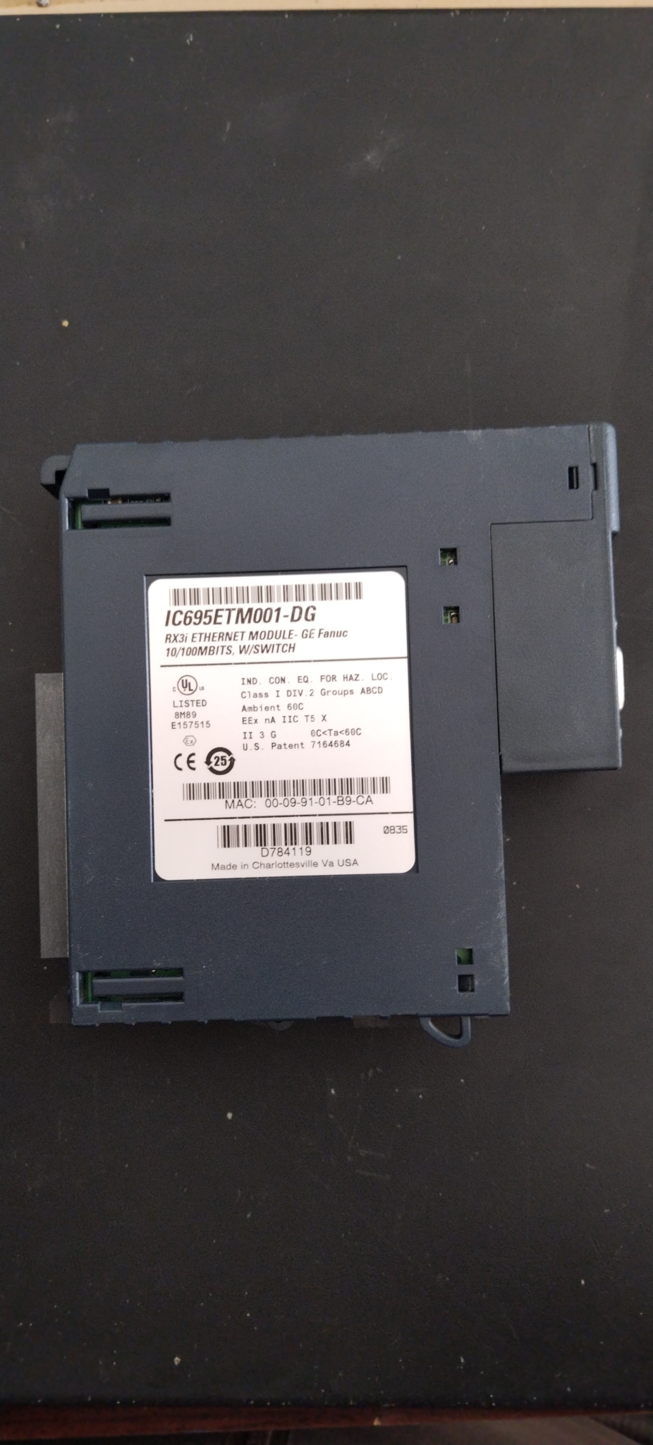 IC695ETM001-DG GE Fanuc RX3i Ethernet Module 10/100MBITS W/Switch ...