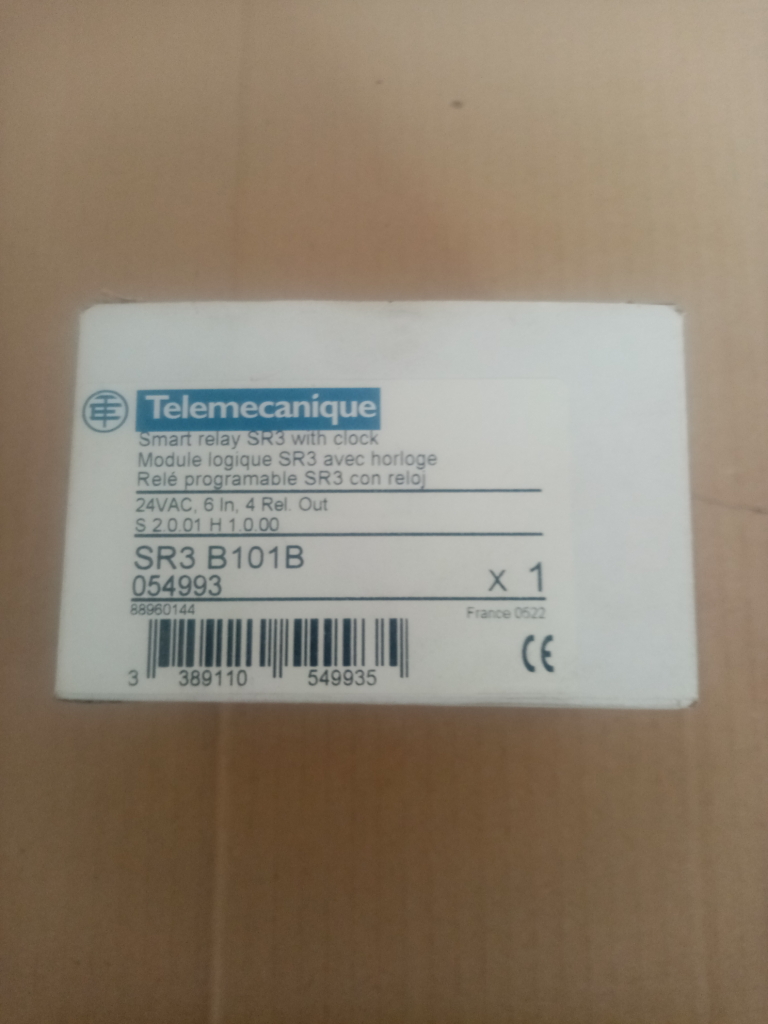 SR3B101B Schneider Modular smart relay, Zelio Logic, 10 I/O, 24 V AC ... SR3B101B Schneider Modular smart relay, Zelio Logic, 10 I/O, 24 V AC ...