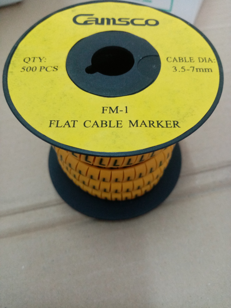 FM-1-L CAMSCO Wire Numbering (L) 500pcs for Wire Size 3.5-7mm - Panels ...