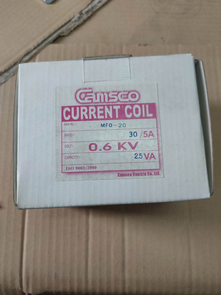 MF0-20-30/5 CAMSCO Current Transformer Primary 30A Secondary 5A Class 1 2.5VA, 50/60Hz 600V ...