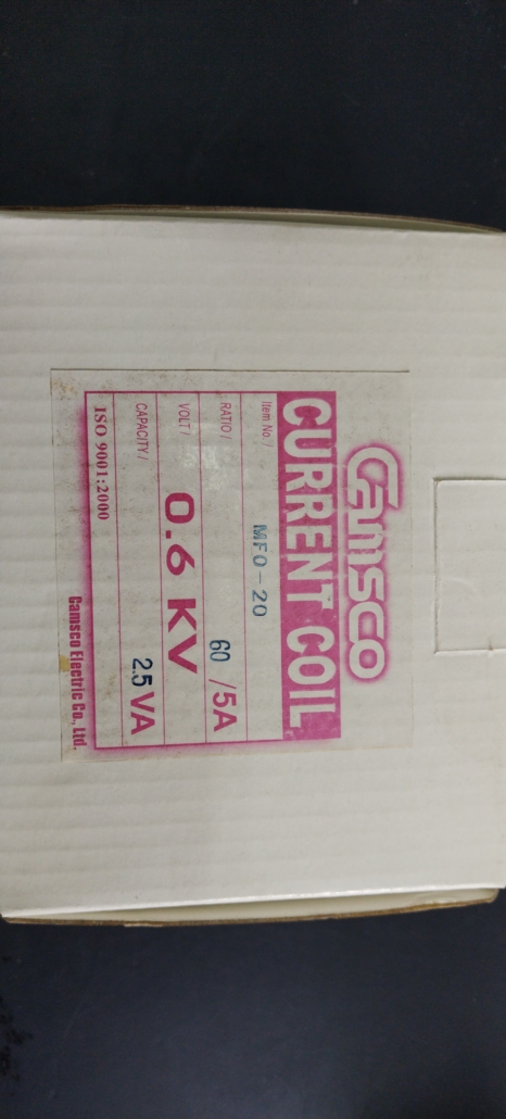 MFO-20 60/5 CAMSCO Current Transformer Primary 60A Secondary 5A Class 1 ...