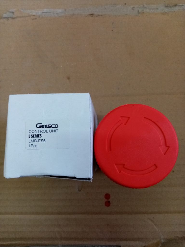 LMB-ES6 CAMSCO Emergency Mushroom Push Button , 1NC, 22.5mm - Panels ...